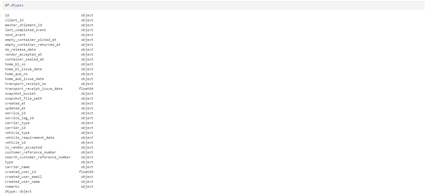 Data Loading through Notebook — ConverSight Documentation