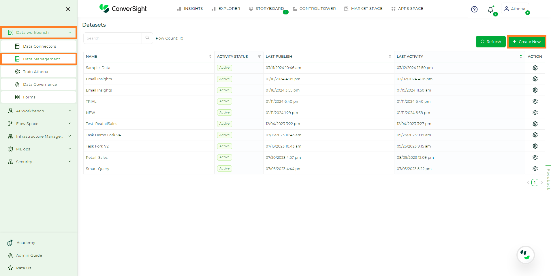 Data Loading through Notebook — ConverSight Documentation