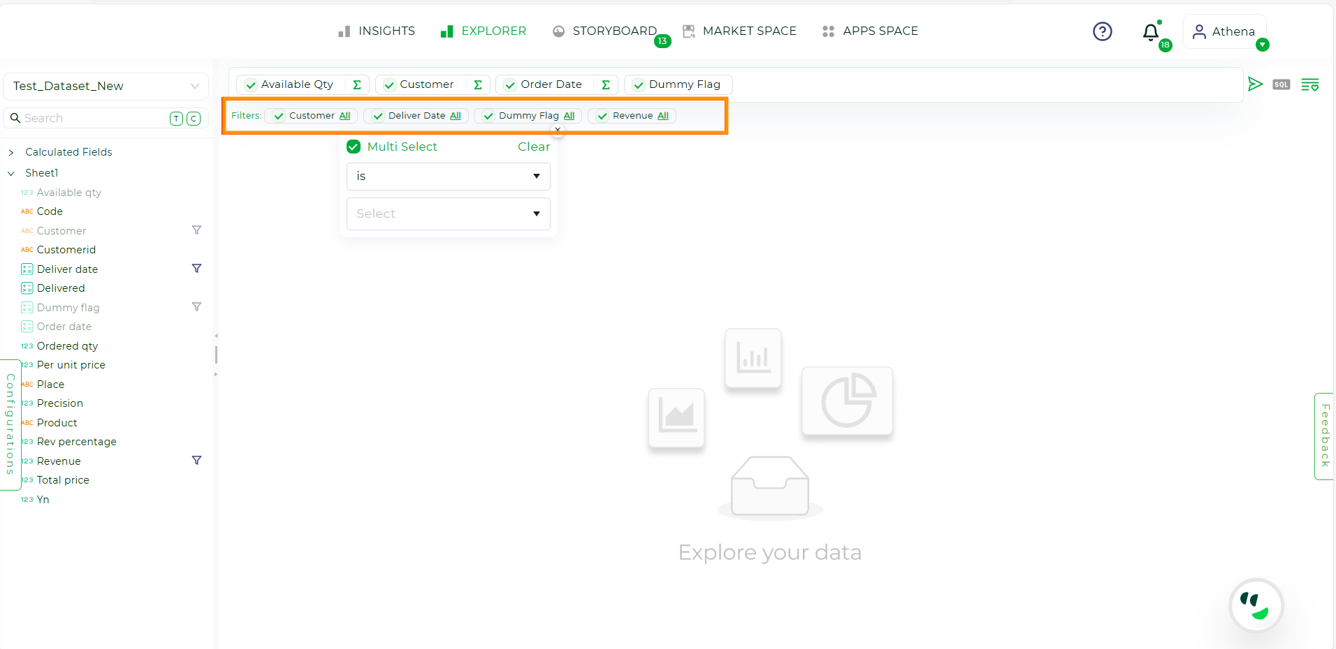 Explorer — ConverSight Documentation