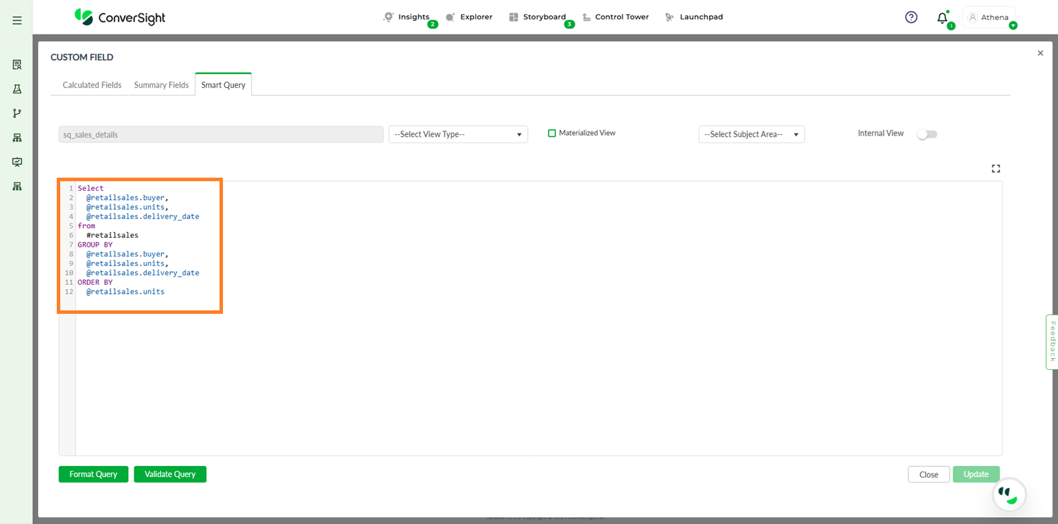 Adding Columns — ConverSight Documentation